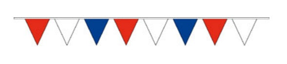 Coronation Bunting - RED/WHITE/BLUE | United Flags